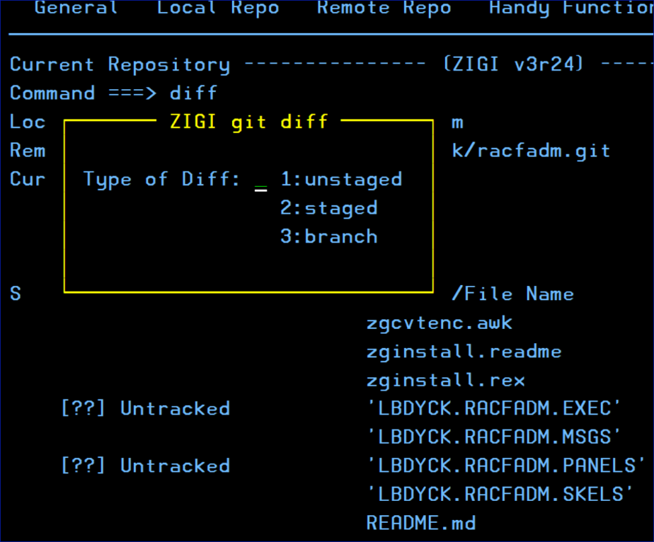 z/OS ISPF Git Interface (ZIGI) — An Introduction to Git Usage for the Developer Using ISPF